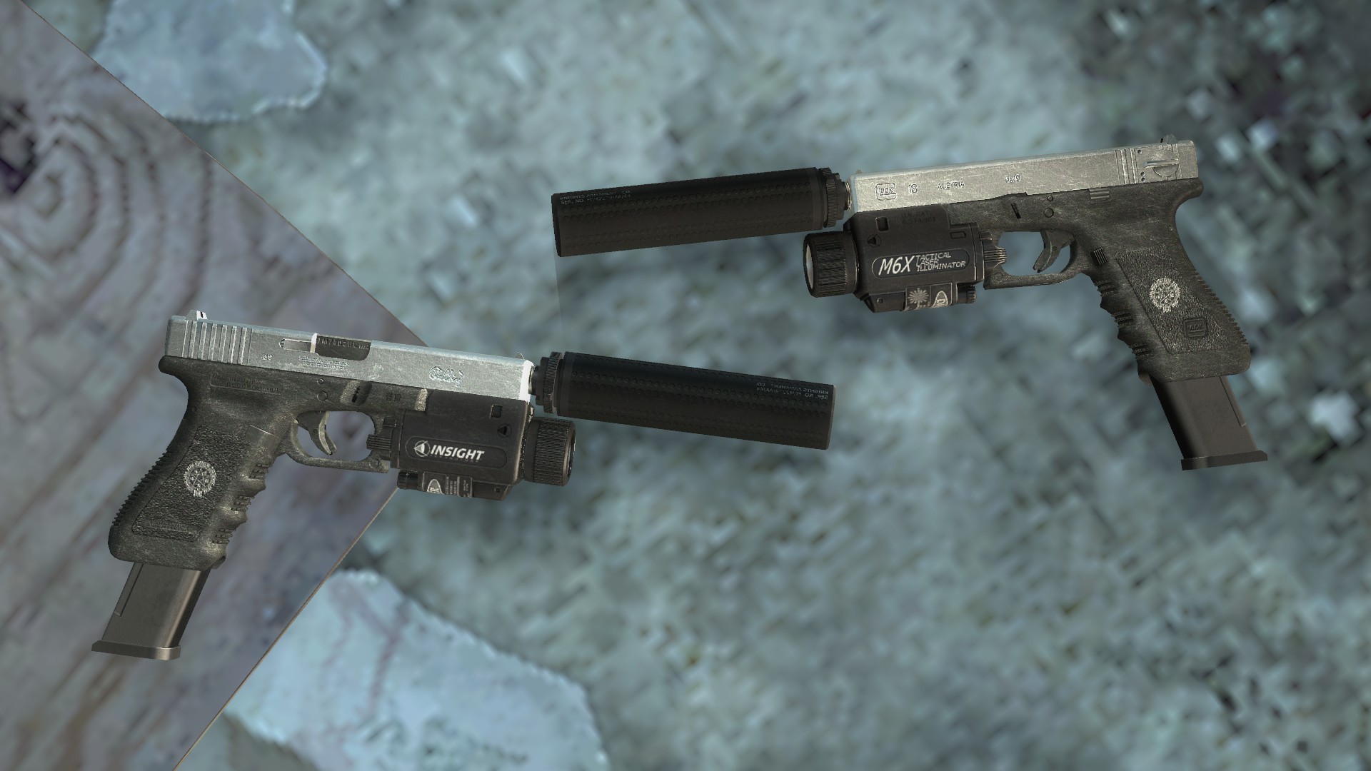 Glock18c (SMG/Silenced SMG Replacement) 6 pack Mod for Left 4 Dead 2 ...