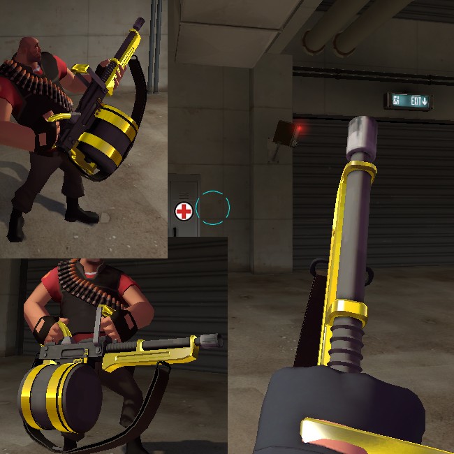 Golden Tomislav Mod for Team Fortress 2 | TF2 Mods
