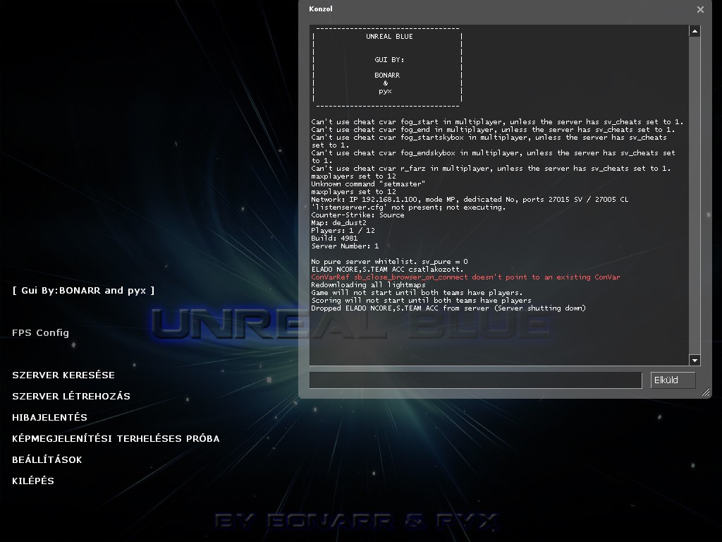 Unreal Blue GUI [Counter-Strike: Source] [Mods]