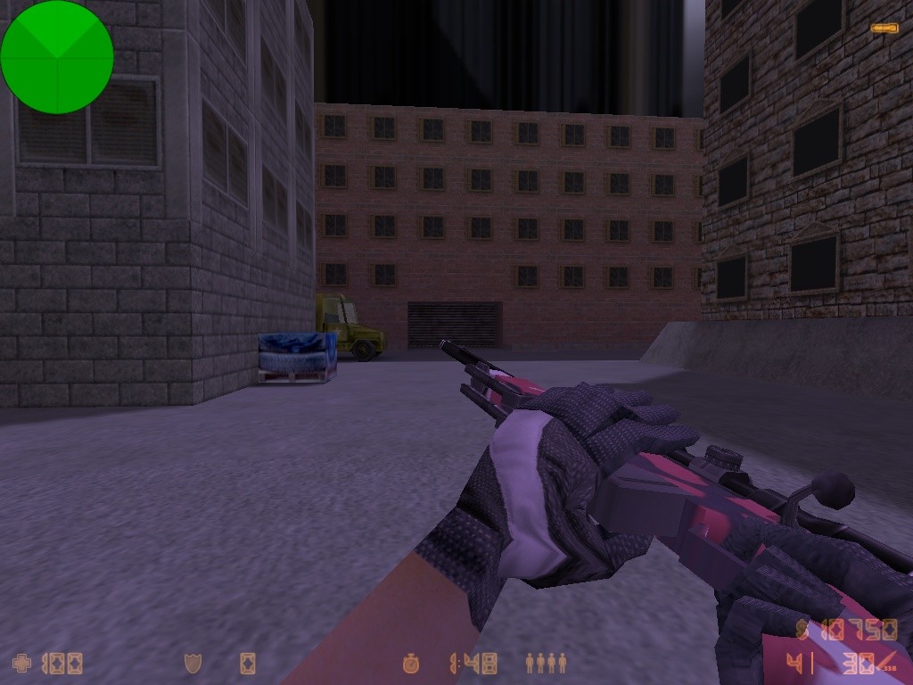 Red camouflage AWP + my hands skin [Counter-Strike 1.6] [Mods]