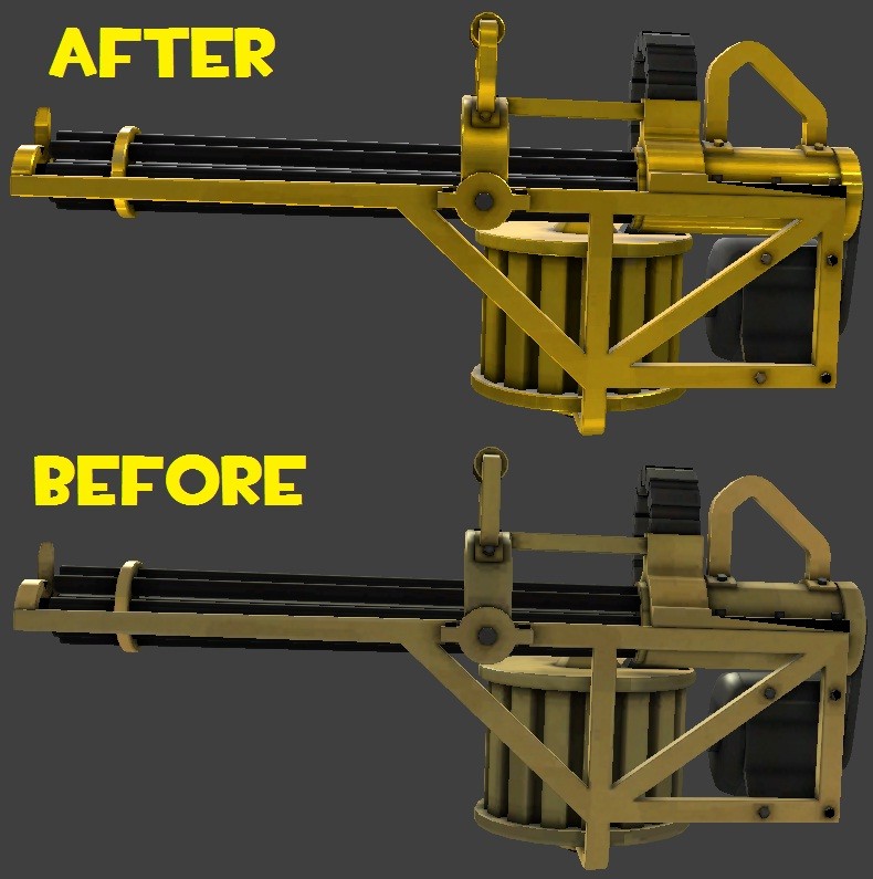 Golden Brass Beast V3 [Team Fortress 2] [Mods]