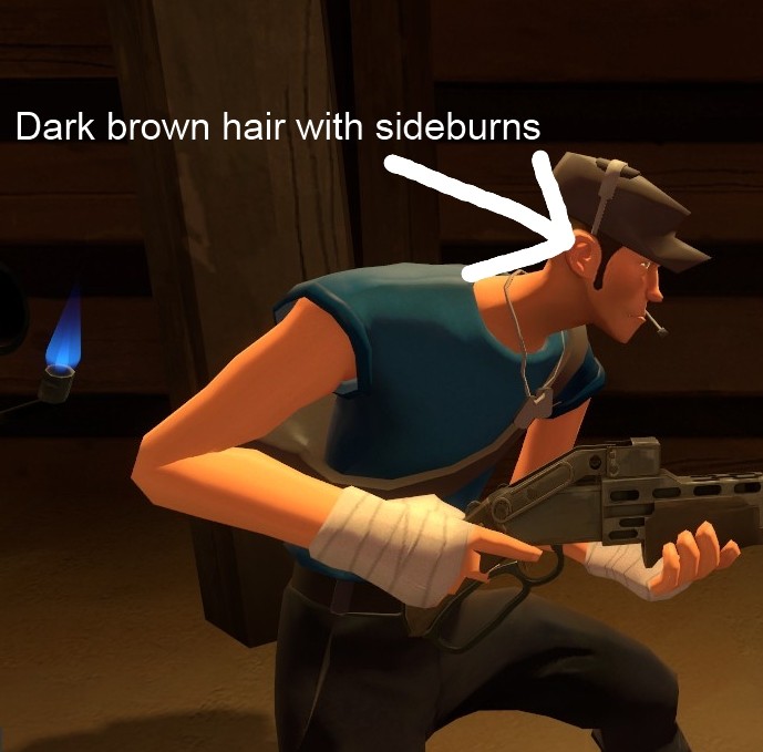 Dark Scout with Better Hair, Clothes, and Shoes Mod for Team Fortress 2 ...