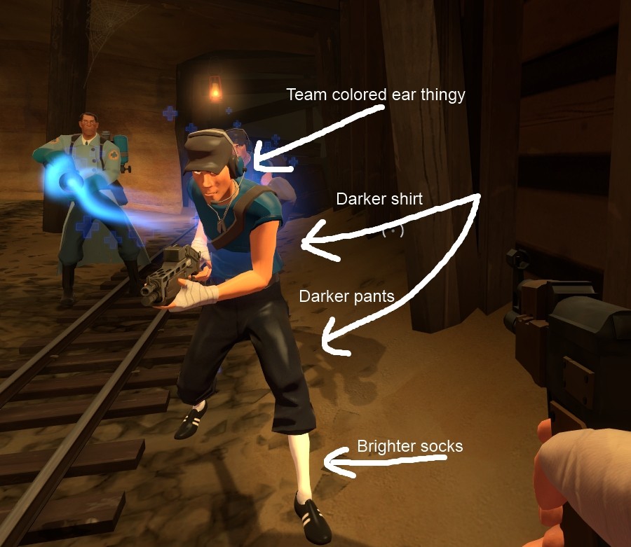 Dark Scout with Better Hair, Clothes, and Shoes Mod for Team Fortress 2 ...