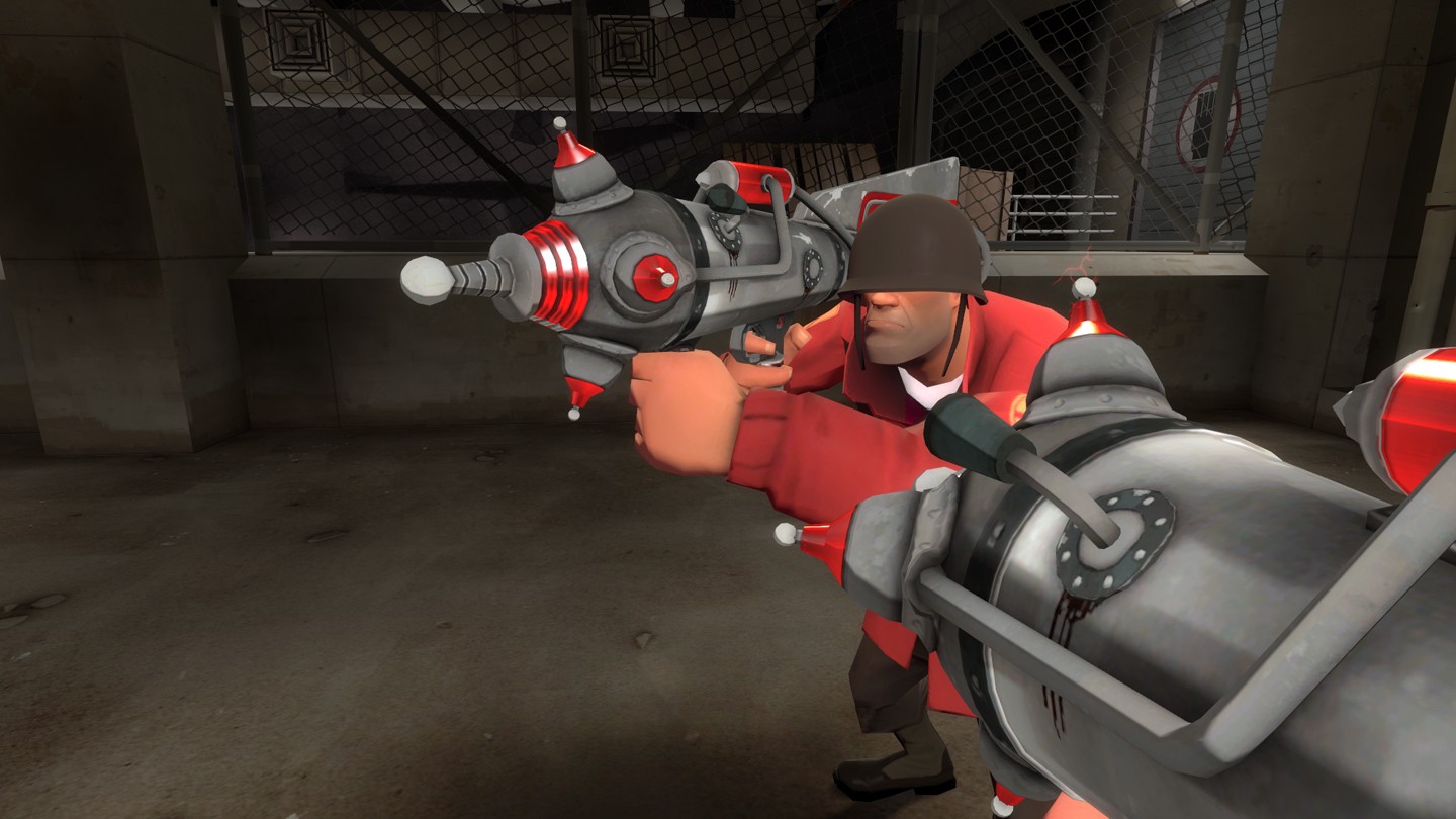 Ubered, Golden and Chromed Cow Mangler 5000 [Team Fortress 2] [Mods]