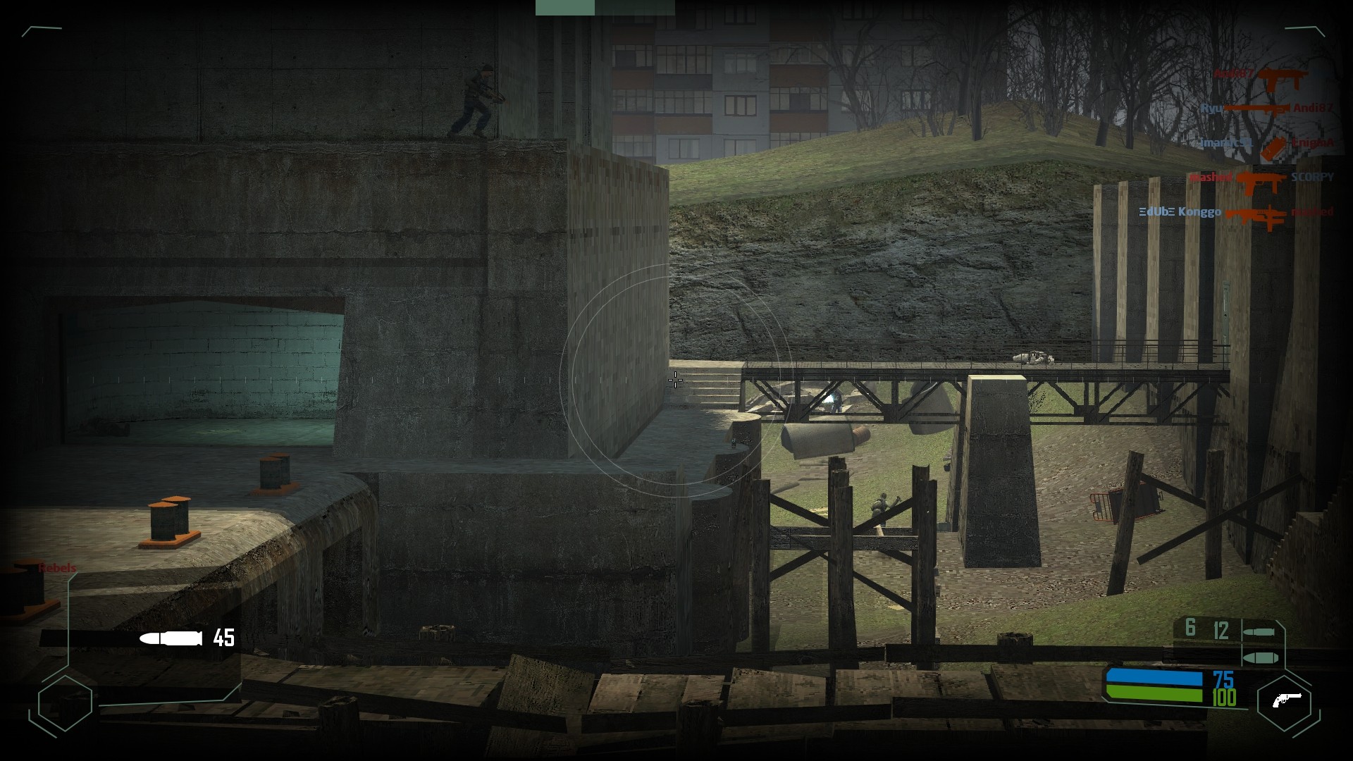 Crysis Hud beta Mod for Half-Life 2: Deathmatch | HL2:DM Mods