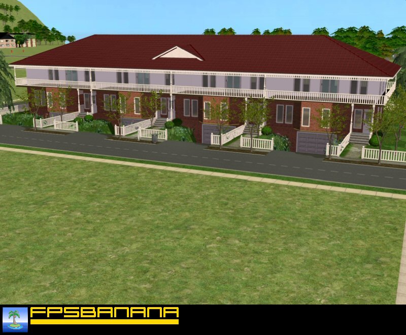 Large Town House [The Sims 2] [Mods]