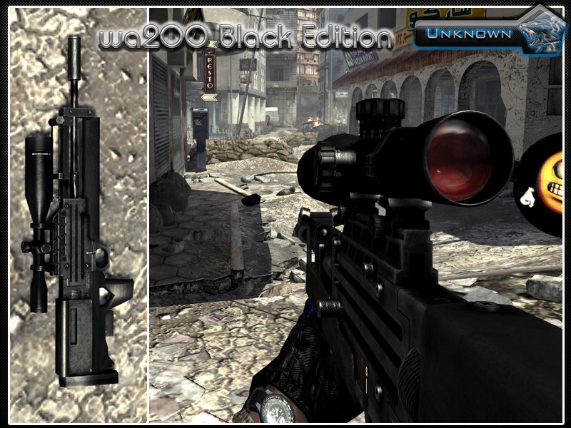 wa200 Black Edition [Call of Duty: Modern Warfare 2] [Mods]