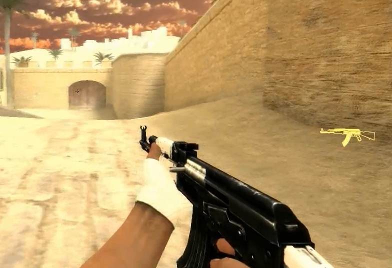 Simple White Pack (Main weapons) Mod for Counter-Strike: Source | CS:S Mods
