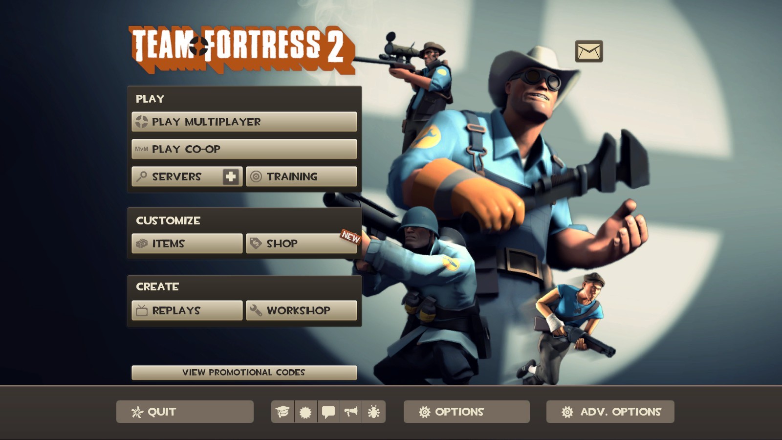 Revamped Classic Menu (BLU) Mod for Team Fortress 2 | TF2 Mods