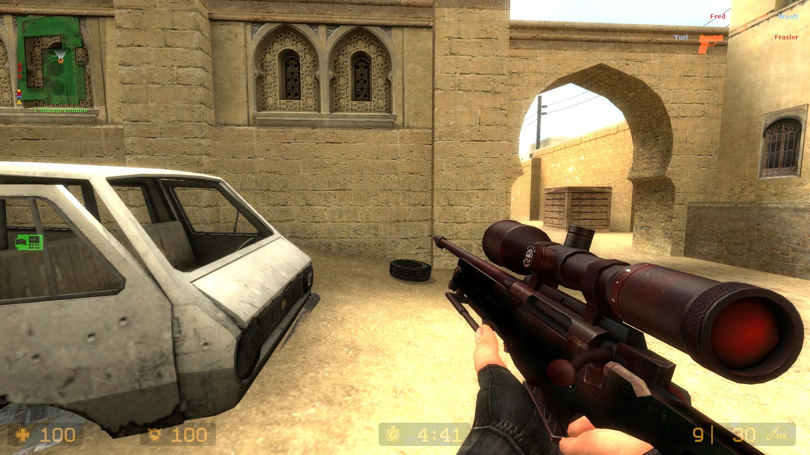 Black 'N Red AWP and Elites [Counter-Strike: Source] [Mods]