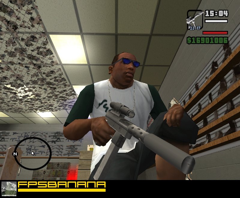Silenced Jati-Matic SMG Mod for Grand Theft Auto: San Andreas | GTA:SA Mods