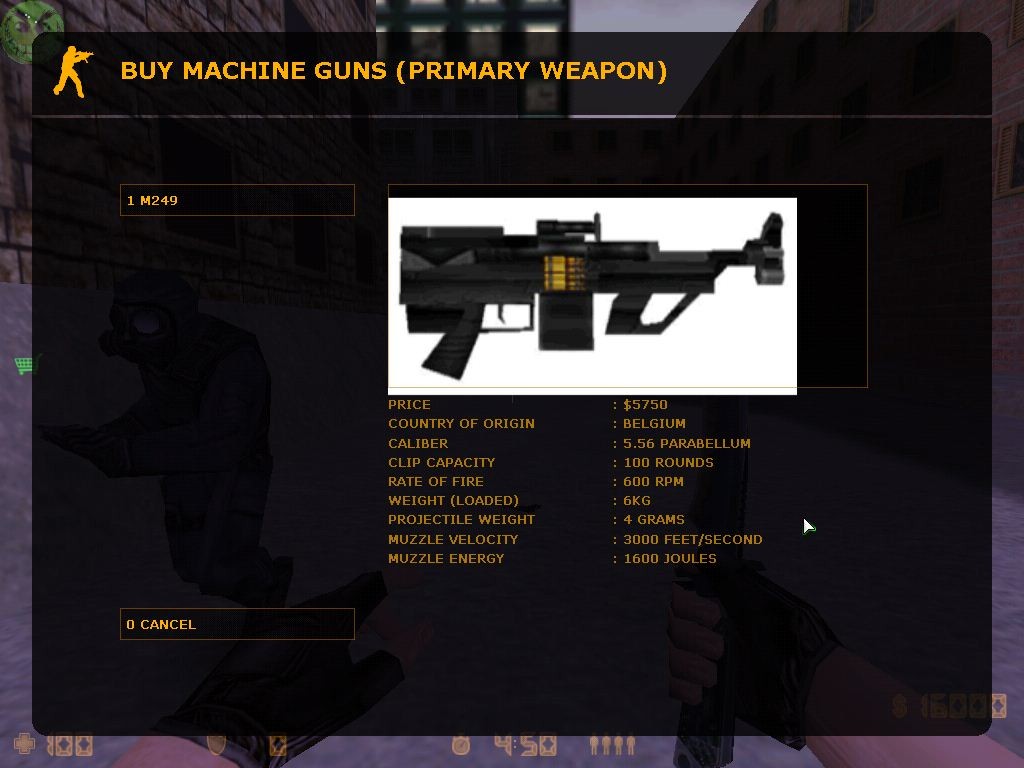 M249 Aug Handle by PB Mod for Counter-Strike 1.6 | CS1.6 Mods