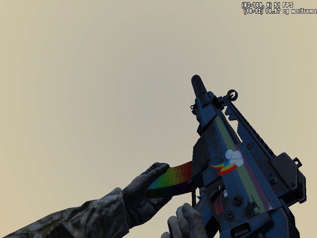 6 Rainbow Dash Skins [Call of Duty 4: Modern Warfare] [Mods]