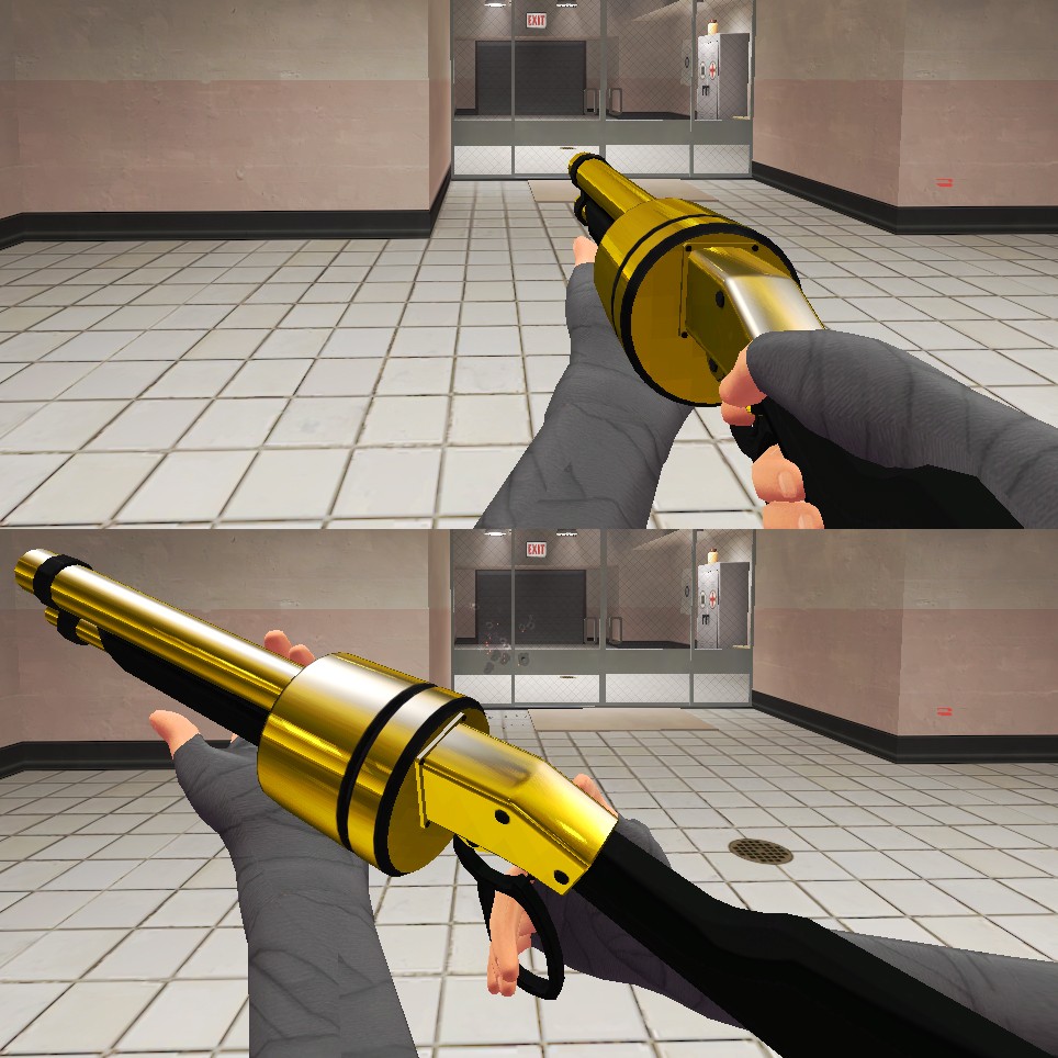 Gold and Silver Beta Scattergun Skin Mod for Team Fortress 2 | TF2 Mods