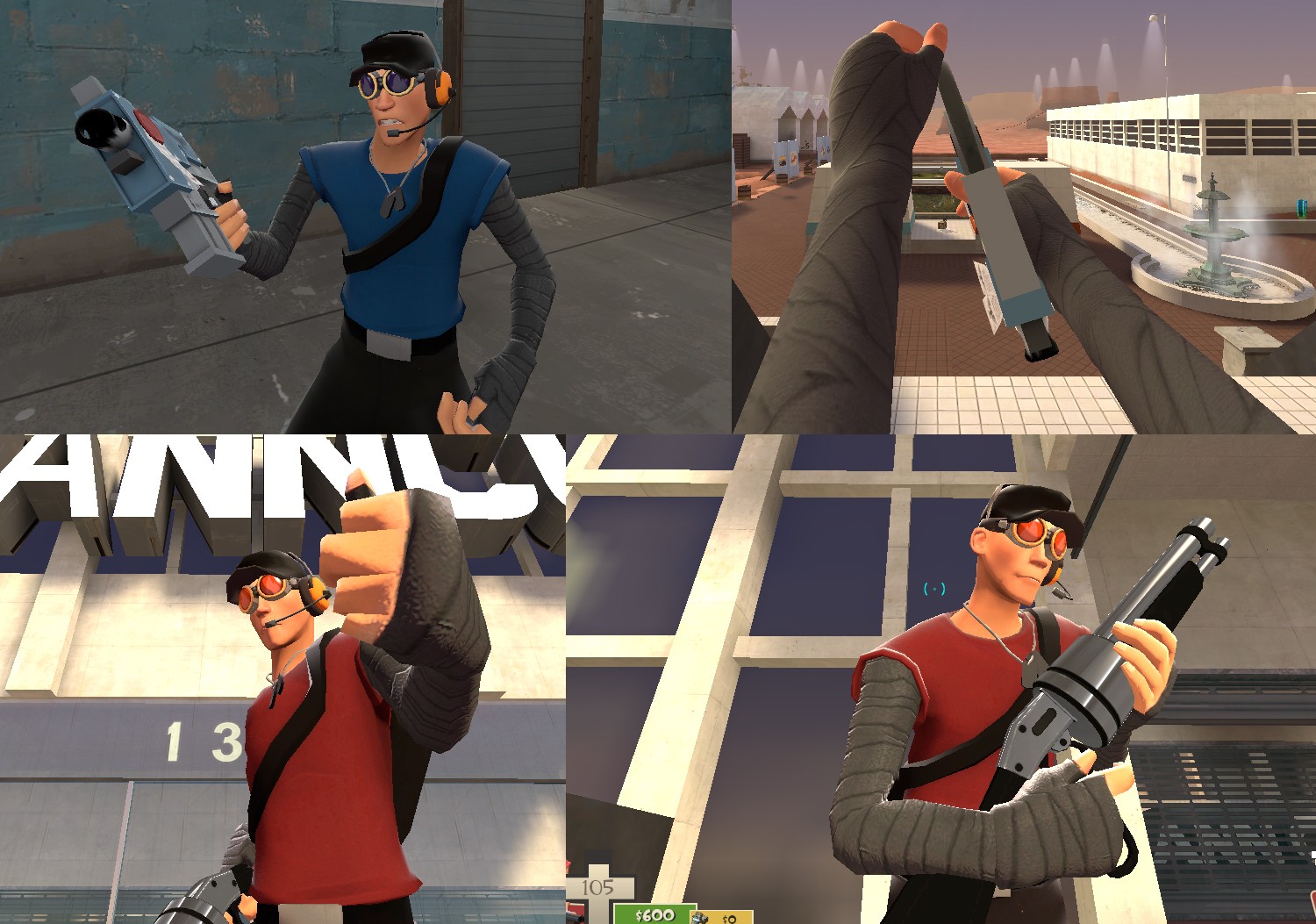 Demoman and Scout Recolor Mod for Team Fortress 2 | TF2 Mods