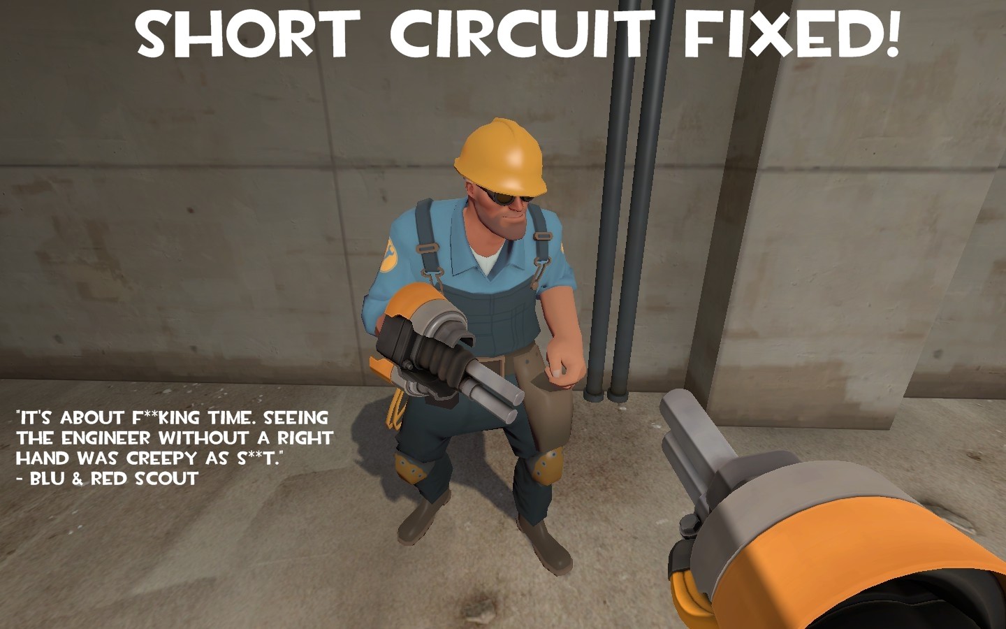 Fixed Engineer Gloves V5.1 Final (UPDATE!) Mod for Team Fortress 2 ...