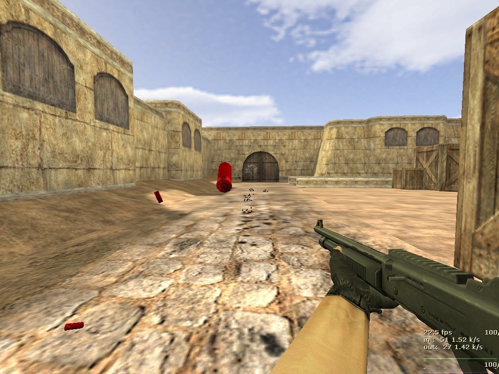 Red shells Mod for Counter-Strike 1.6 | CS1.6 Mods