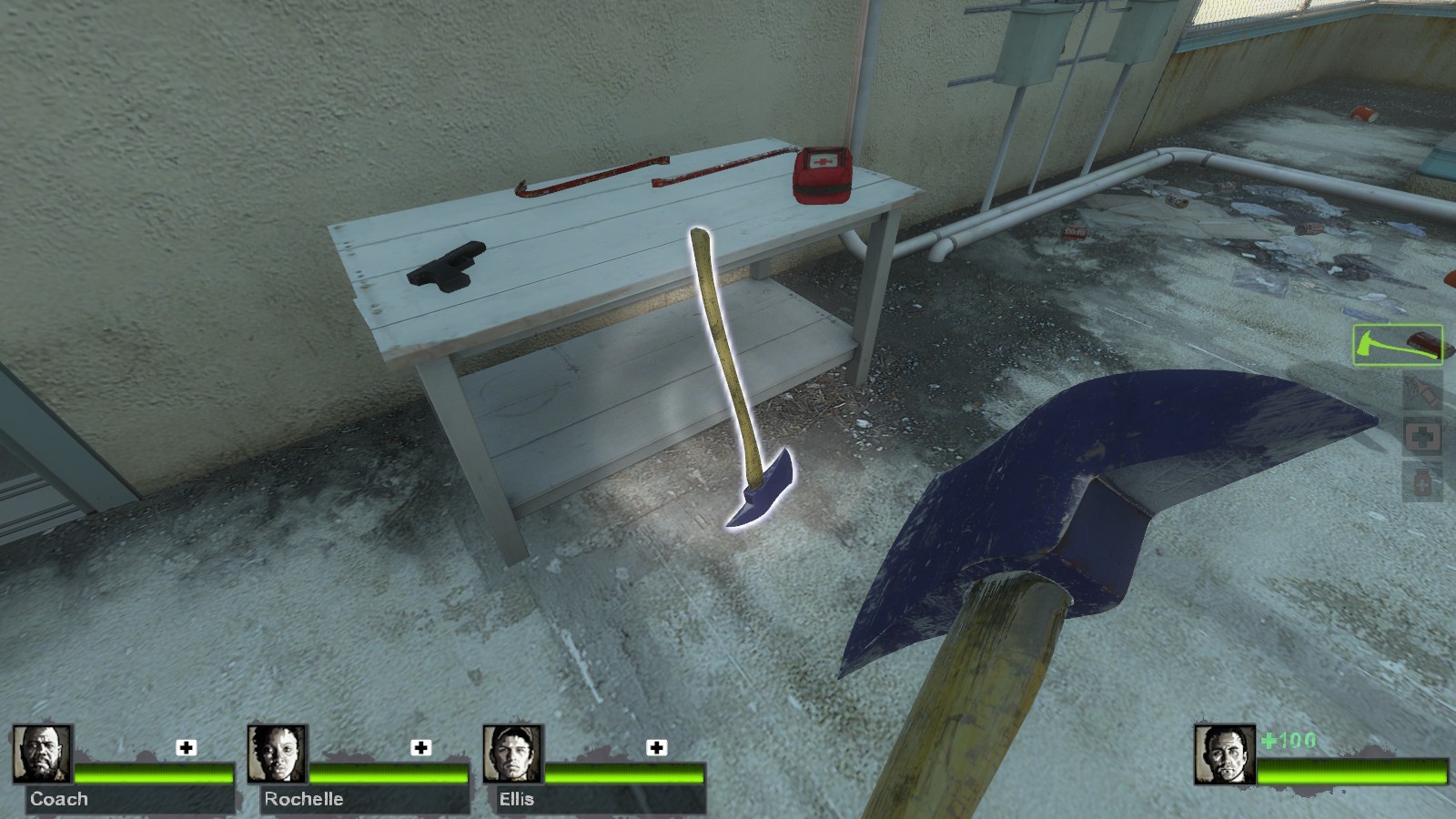 Blue Fireaxe - Axe repaint Mod for Left 4 Dead 2 | L4D2 Mods
