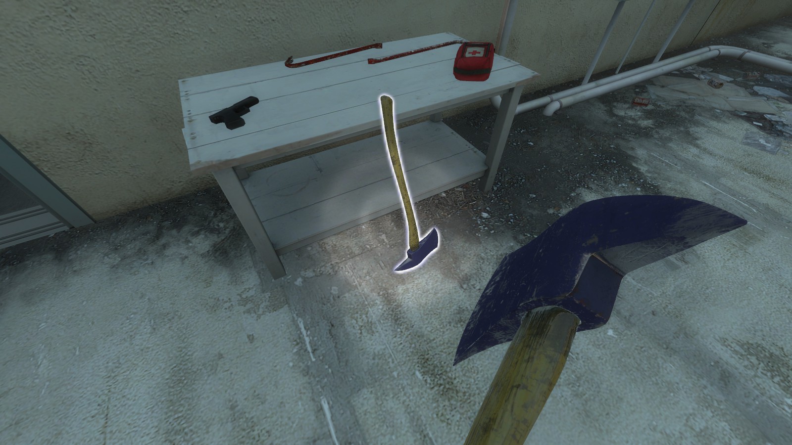 Blue Fireaxe - Axe repaint Mod for Left 4 Dead 2 | L4D2 Mods