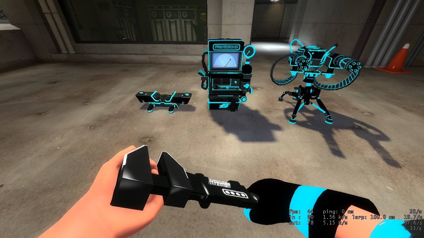 Tron Fortress: Engineer Buildings MKII Mod for Team Fortress 2 | TF2 Mods