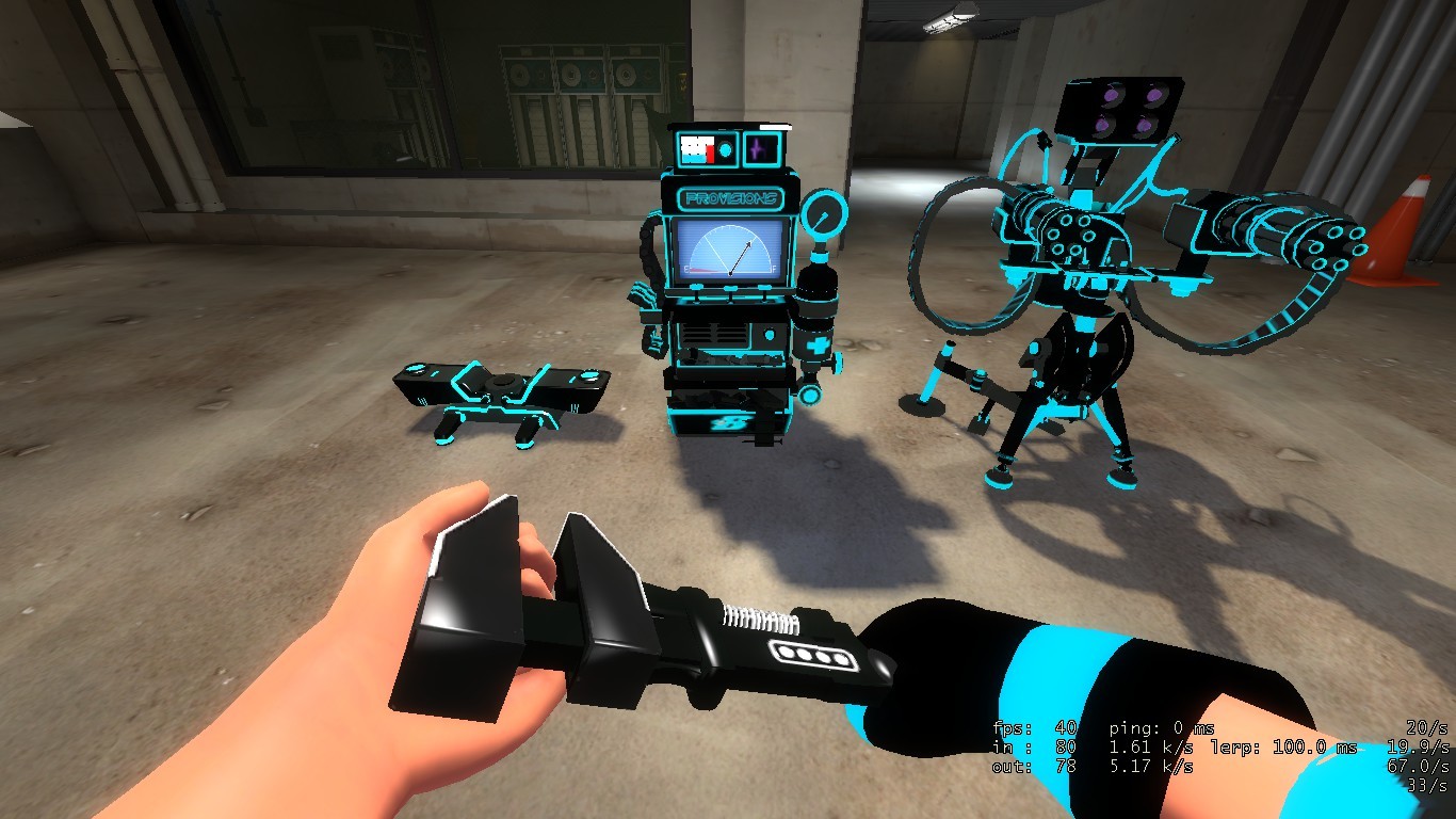 Tron Fortress: Engineer Buildings MKII Mod for Team Fortress 2 | TF2 Mods