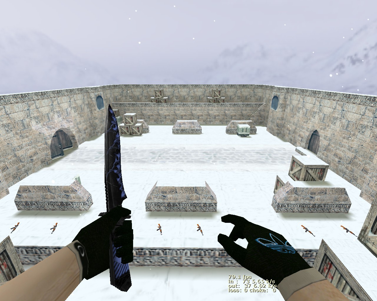 aim_snowy_winter Mod for Counter-Strike 1.6 | CS1.6 Mods
