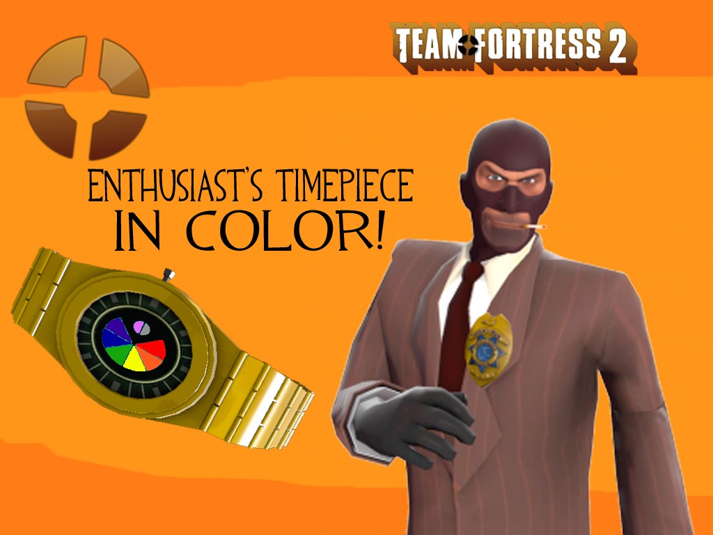Colored Enthusiast's Timepiece Mod for Team Fortress 2 | TF2 Mods