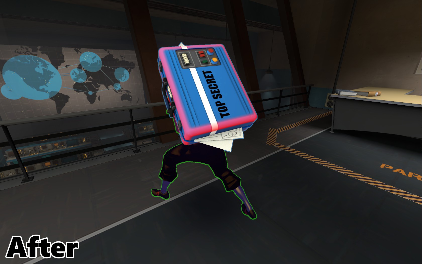 Better team-colored briefcases Mod for Team Fortress 2 | TF2 Mods