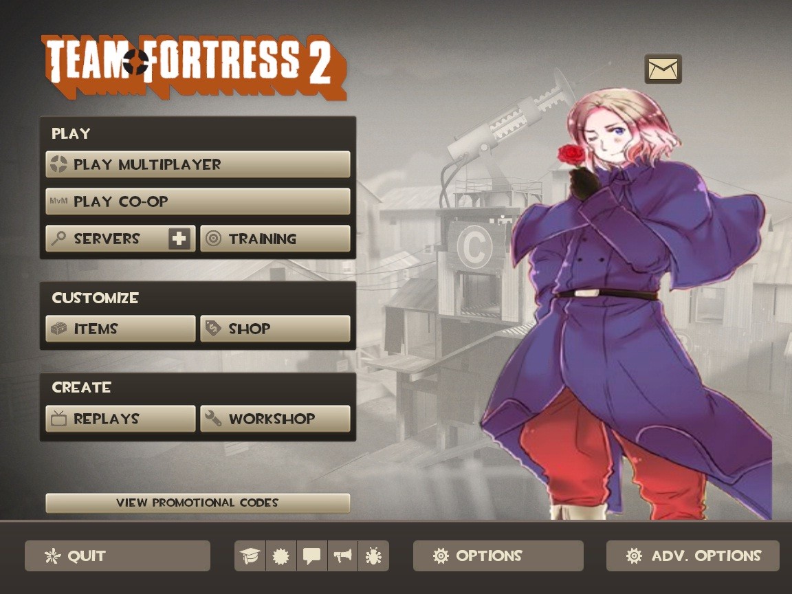 Hetalia Fortress 2 Main Menu Character GUIs Mod for Team Fortress 2 ...