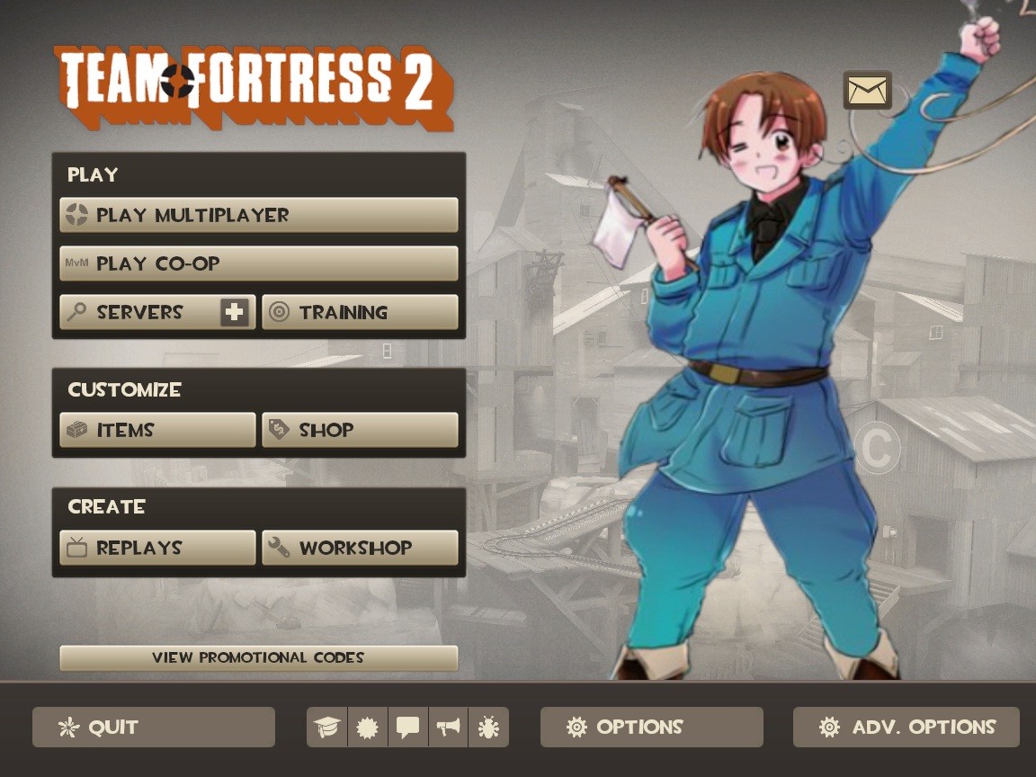 Hetalia Fortress 2 Main Menu Character GUIs [Team Fortress 2] [Mods]