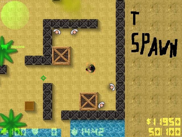 Cs_oasis [CS2D] [Mods]