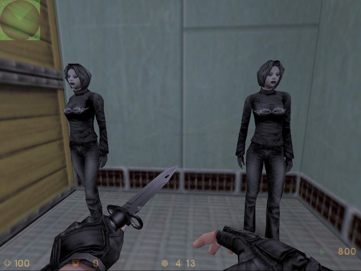 Gothic Female Mod for Counter-Strike 1.6 | CS1.6 Mods