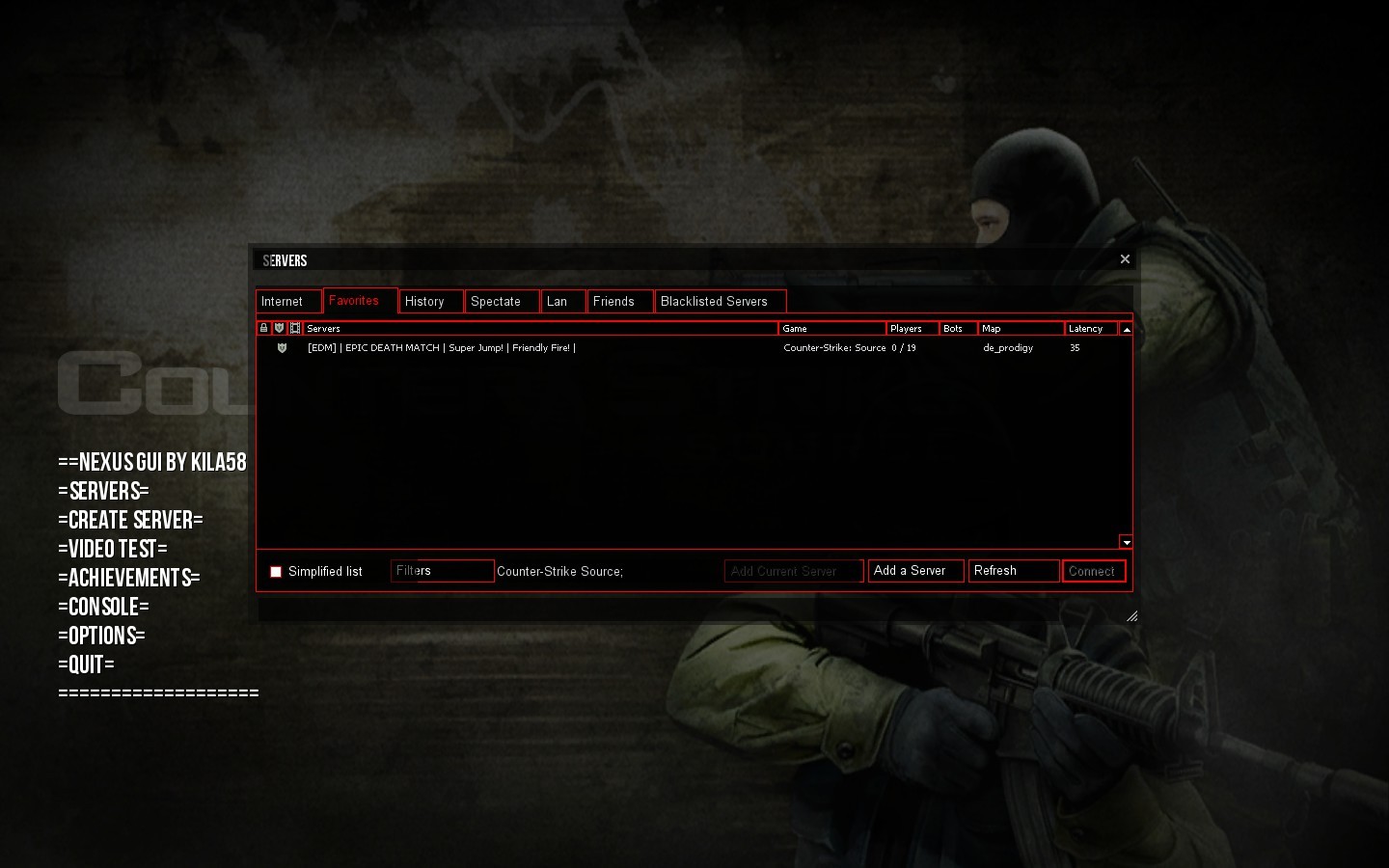 Nexus GUI [Counter-Strike: Source] [Mods]