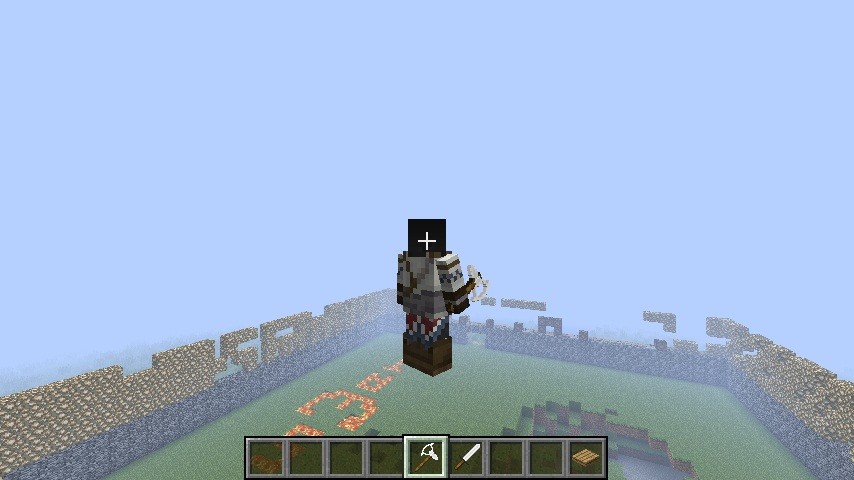 Connor with armor and Tomahawk [Minecraft] [Mods]