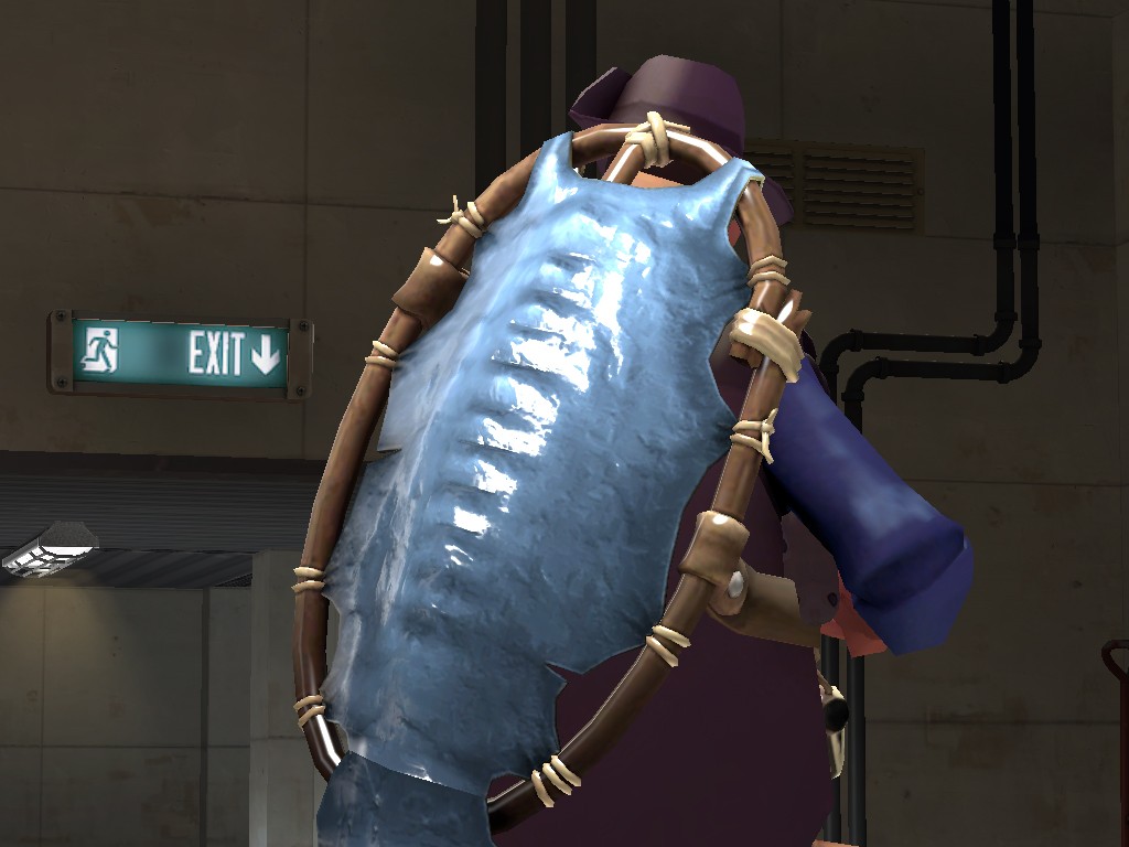 A faintly team colored darwin's danger shield. Mod for Team Fortress 2 ...