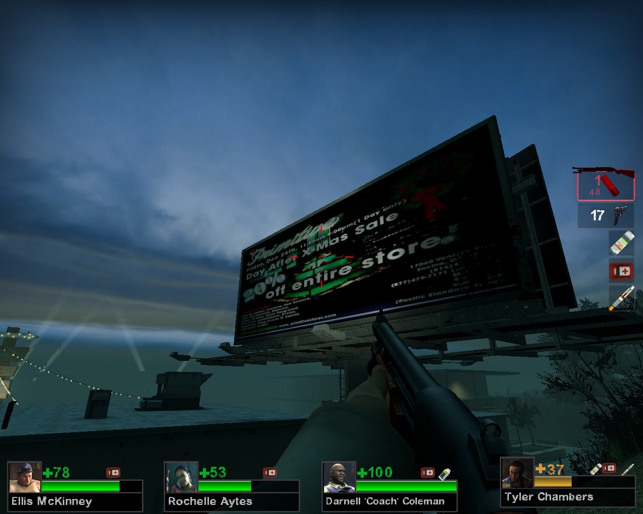 XMas Signs Mod for Left 4 Dead 2 | L4D2 Mods