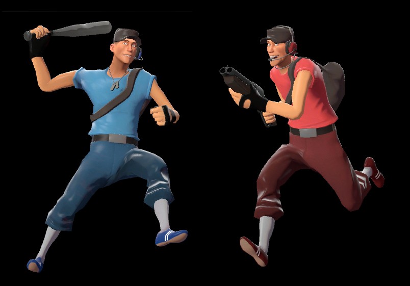 Scout Recolor and New Gloves! Mod for Team Fortress 2 | TF2 Mods