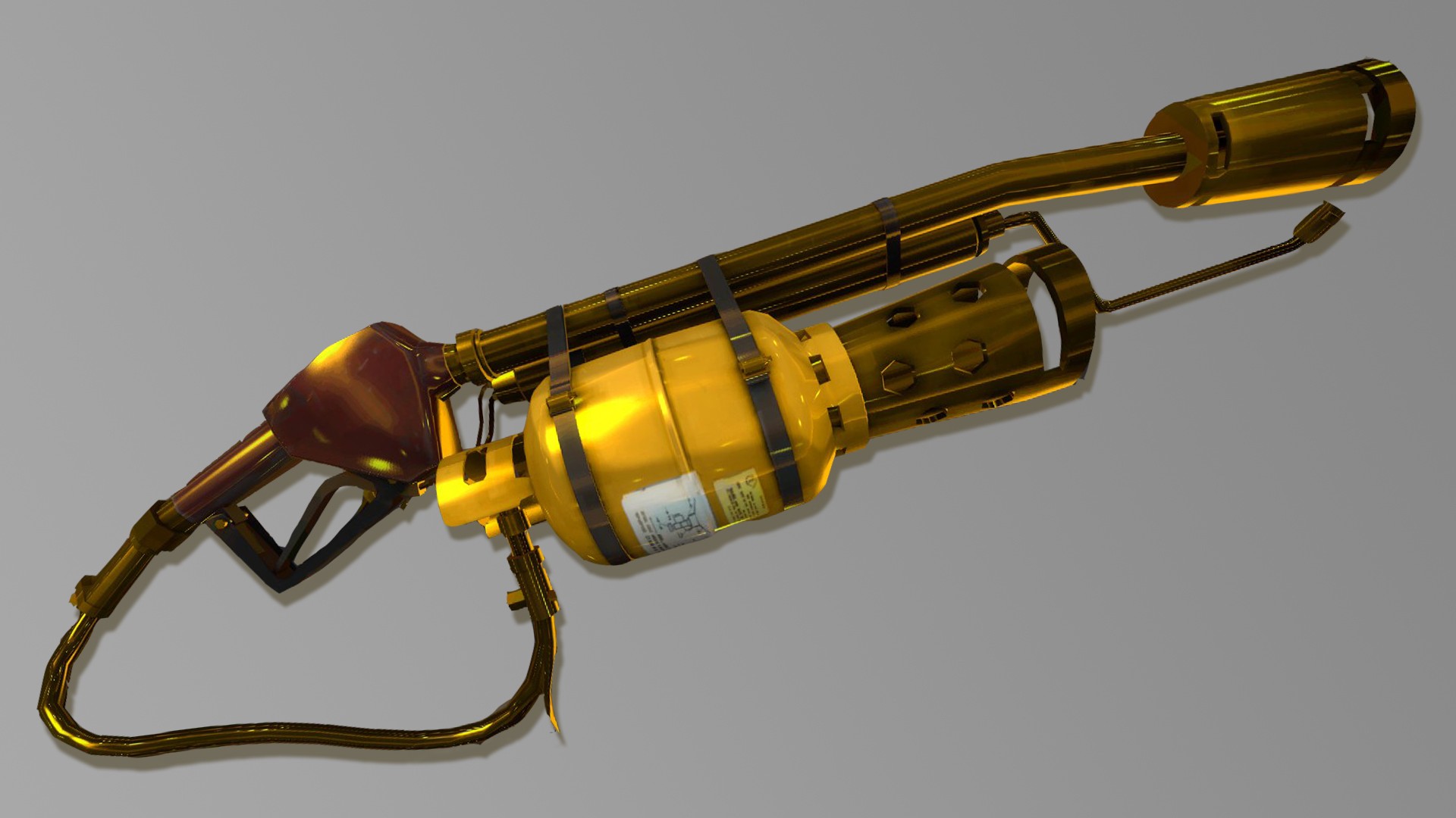 Gold Flamethrower and backburner Mod for Team Fortress 2 | TF2 Mods