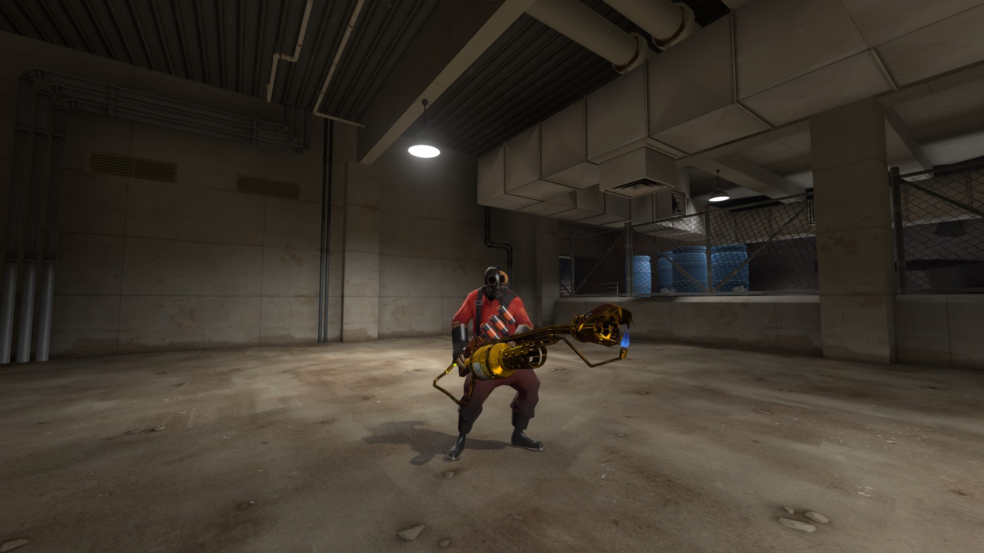 Gold Flamethrower and backburner Mod for Team Fortress 2 | TF2 Mods