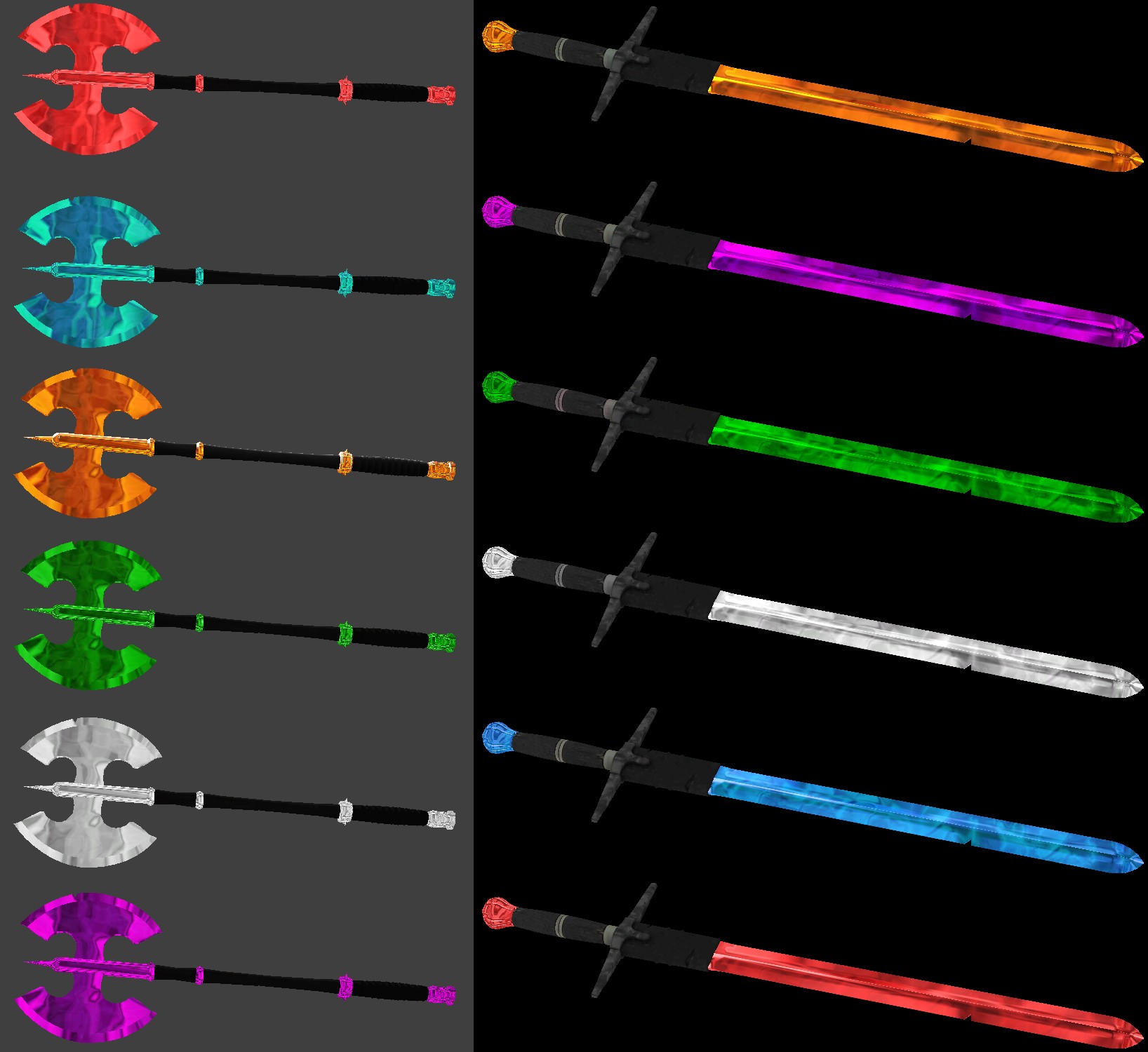 Bejeweled Battleaxe and Eyelander Mod for Team Fortress 2 | TF2 Mods