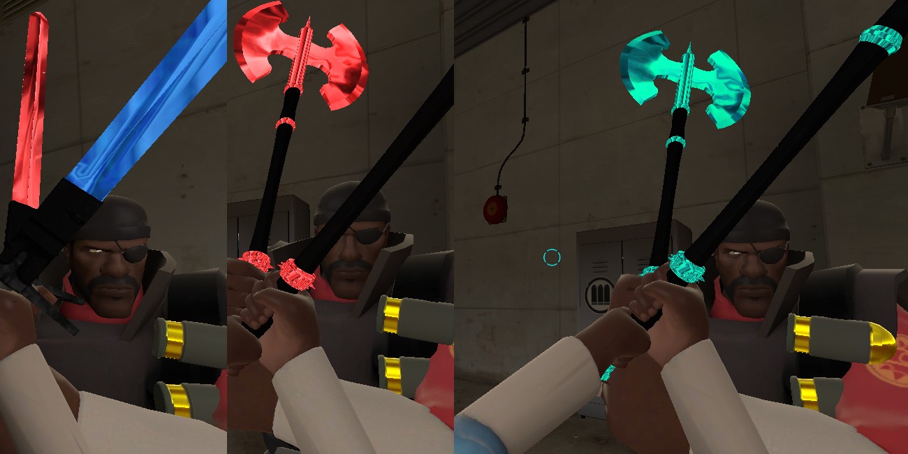 Bejeweled Battleaxe and Eyelander Mod for Team Fortress 2 | TF2 Mods