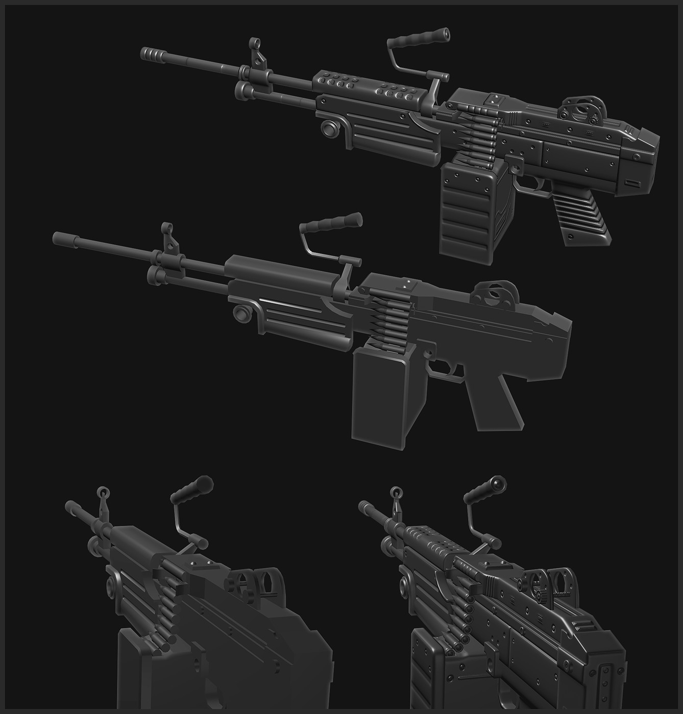 Default M249 dynamic retexture Mod for Counter-Strike: Source | CS:S Mods