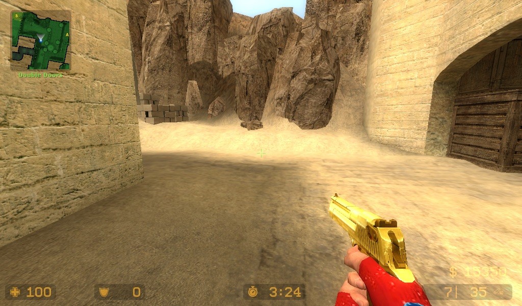 Gold desert deagle Mod for Counter-Strike: Source | CS:S Mods