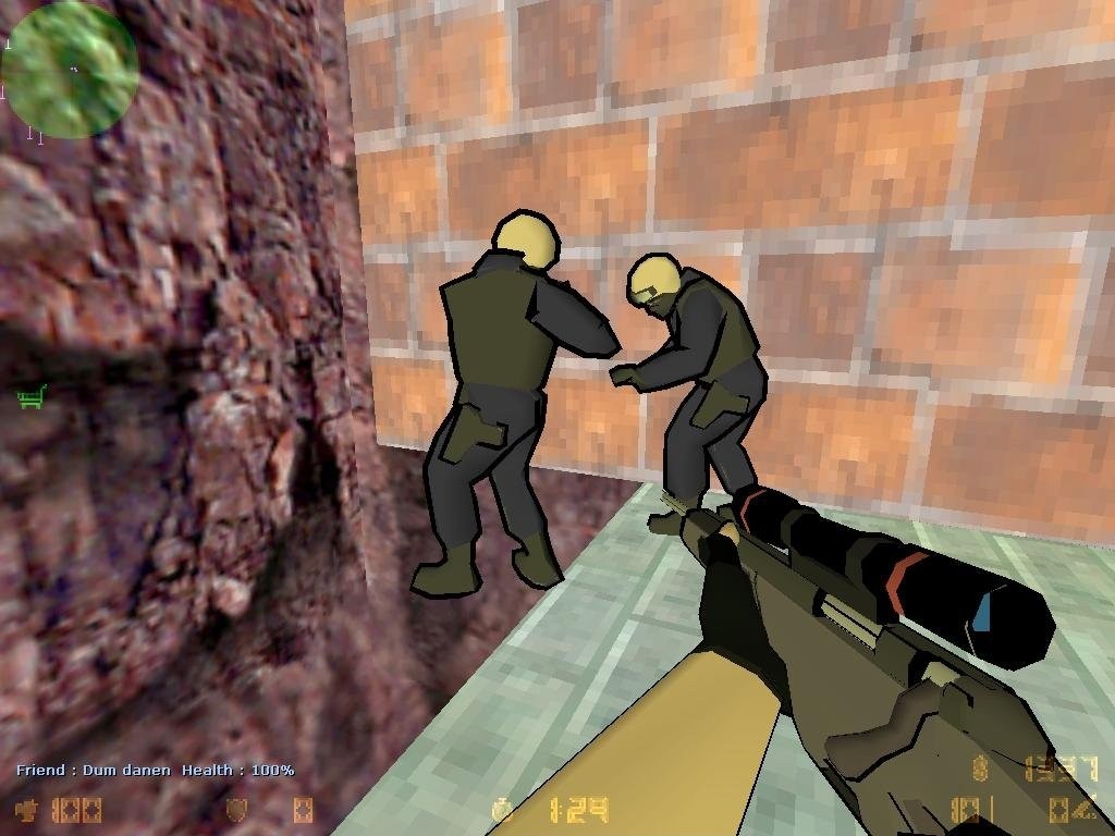 Cell shaded players and weapons Mod for Counter-Strike 1.6 | CS1.6 Mods