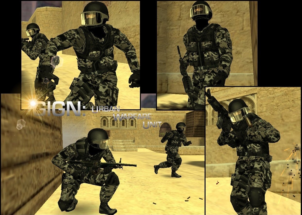 GIGN: Urban Warfare Unit Mod for Counter-Strike 1.6 | CS1.6 Mods