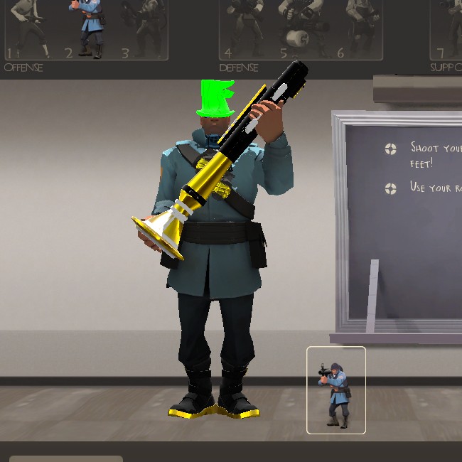 Golden Trolldier Kit [Team Fortress 2] [Mods]