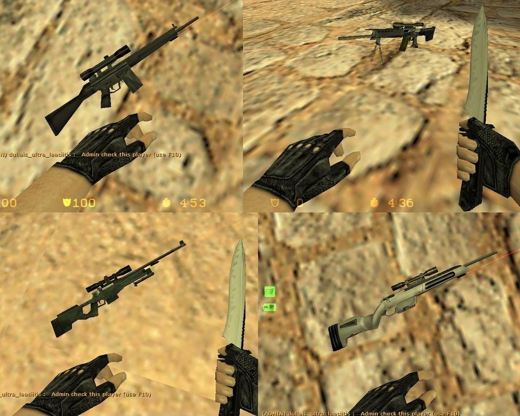 Laser sniper pack Mod for Counter-Strike 1.6 | CS1.6 Mods