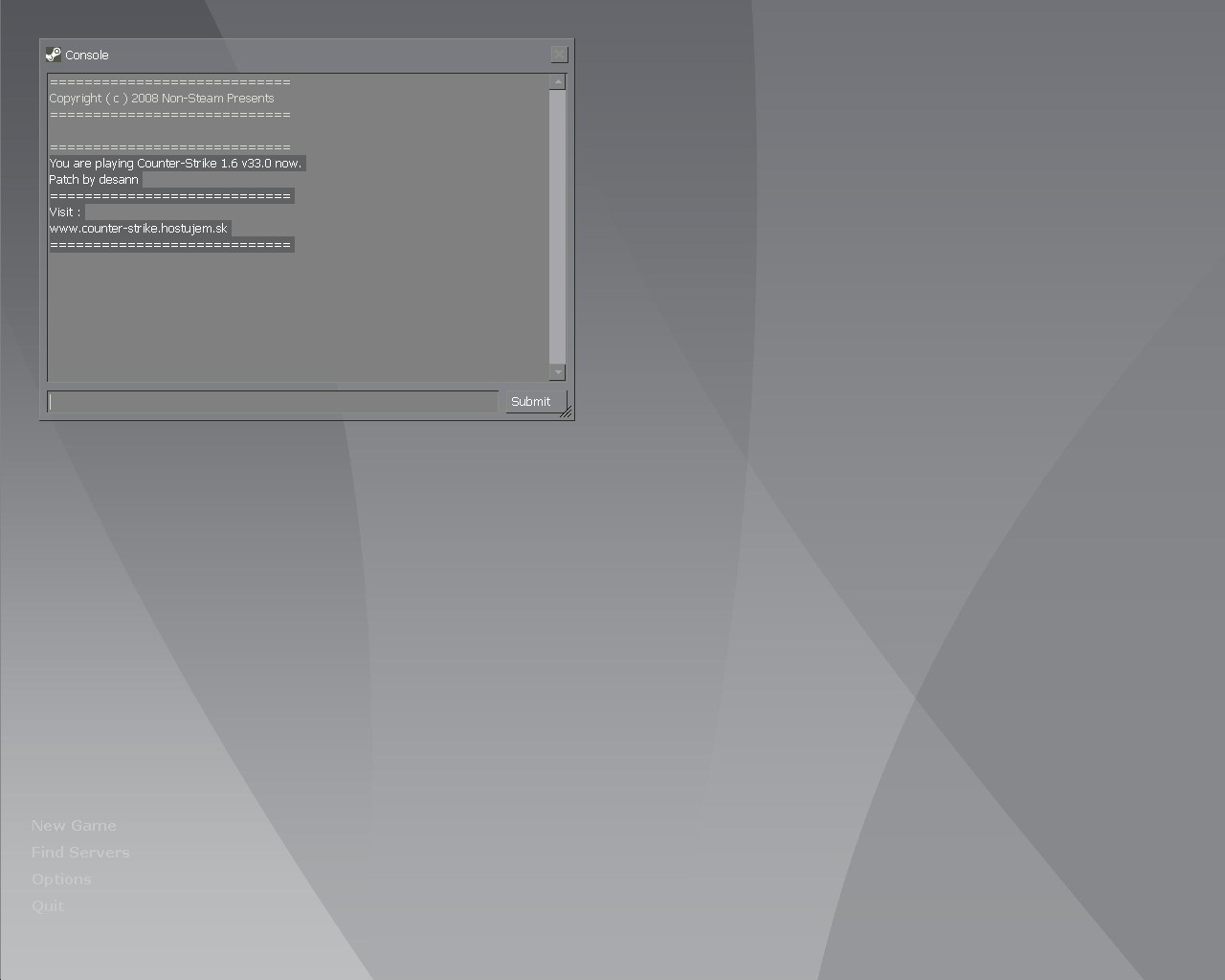 Gray GUI [Counter-Strike 1.6] [Mods]