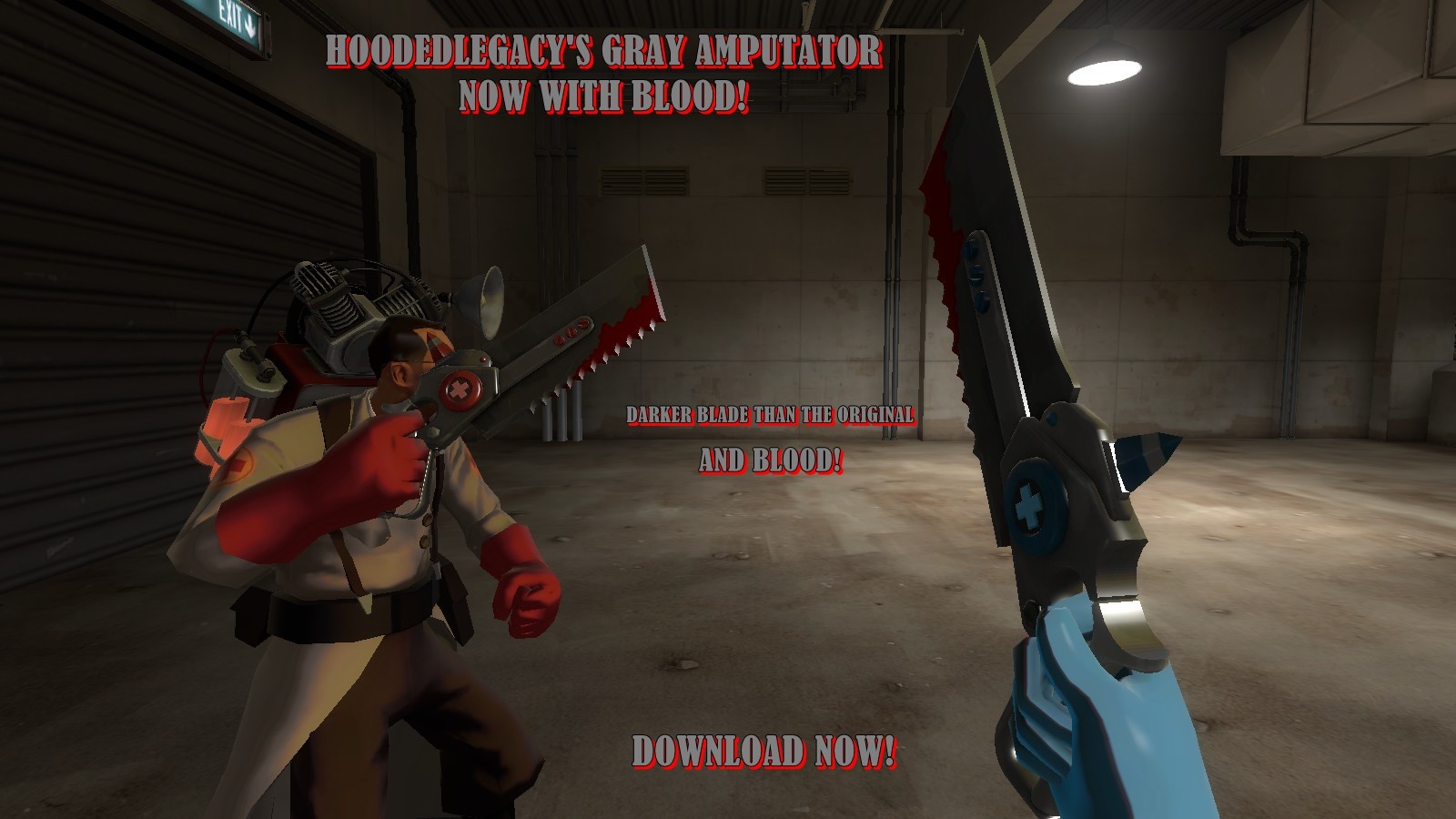 HoodedLegacy's Gray Amputator - Bloody version! Mod for Team Fortress 2 ...