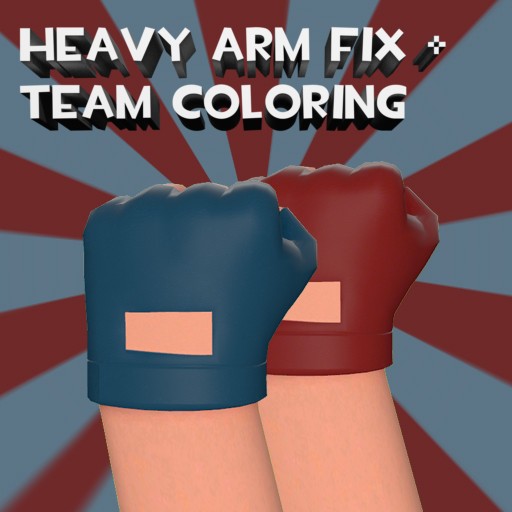 Heavy arm fix + Team coloring Mod for Team Fortress 2 | TF2 Mods